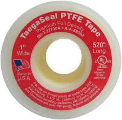 OILPATCH - 1" x 520' - Thread Tape - Yellow (1 Roll) - Becker Safety